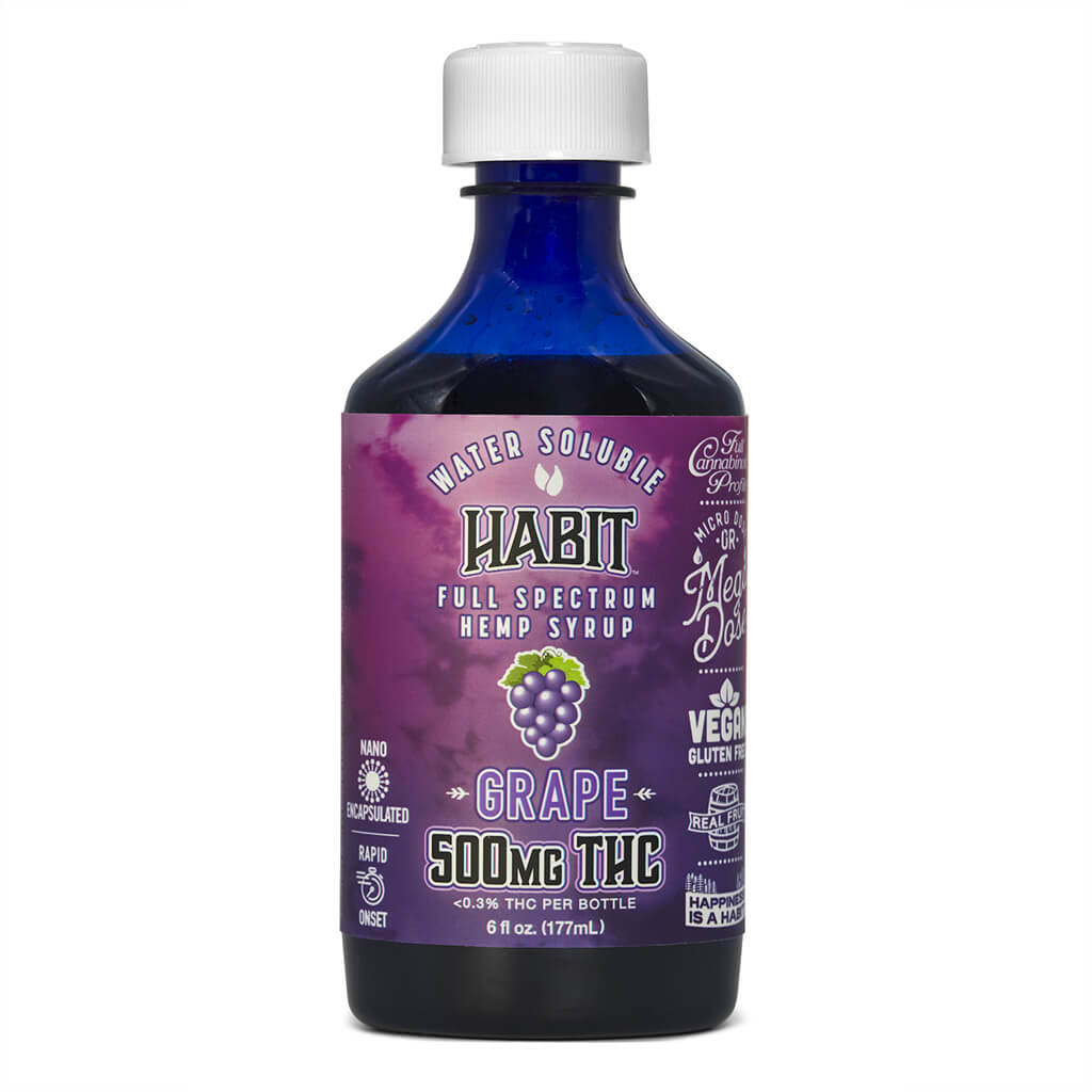 Delta 9 Syrup - Grape - Habit CBD