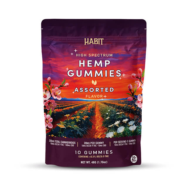 Buy Delta 9 + CBD Gummies Assorted Flavor Online | HabitCBD