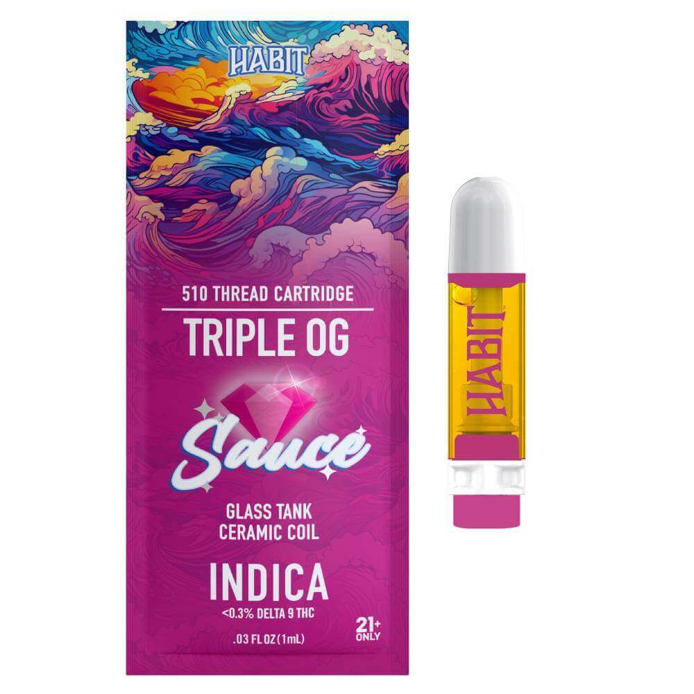 Buy 1G THCA Cart Tripple OG 10PK Online | HabitCBD